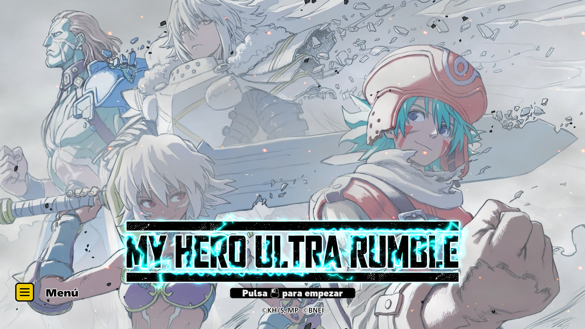 Dot Hack 20th Anniversary Art Main Menu Mod for My Hero Ultra Rumble | MHUR Mods