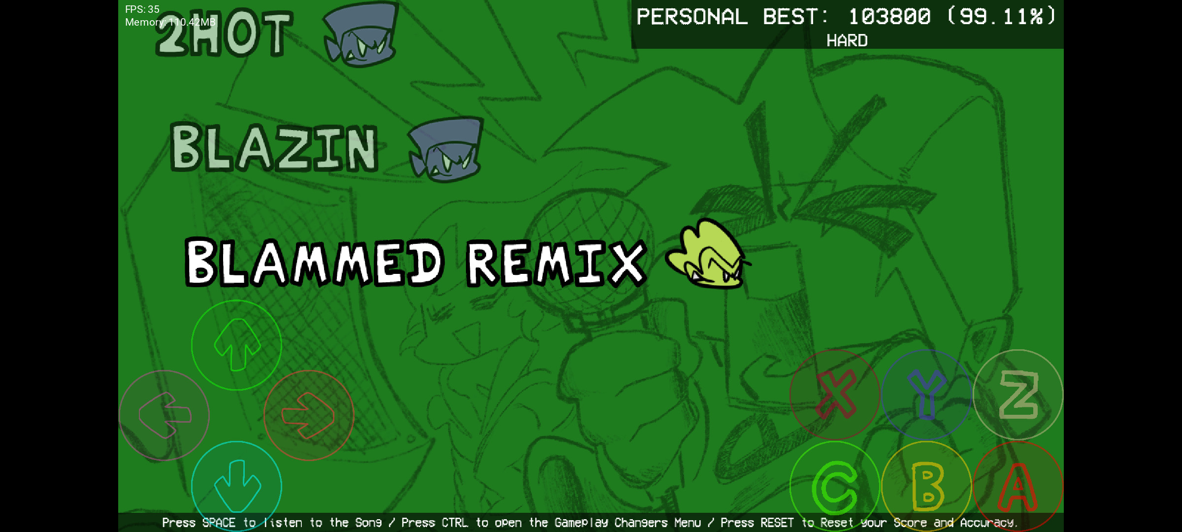 A (NEW) Blammed Remix! Mod for Friday Night Funkin' | FNF Mods