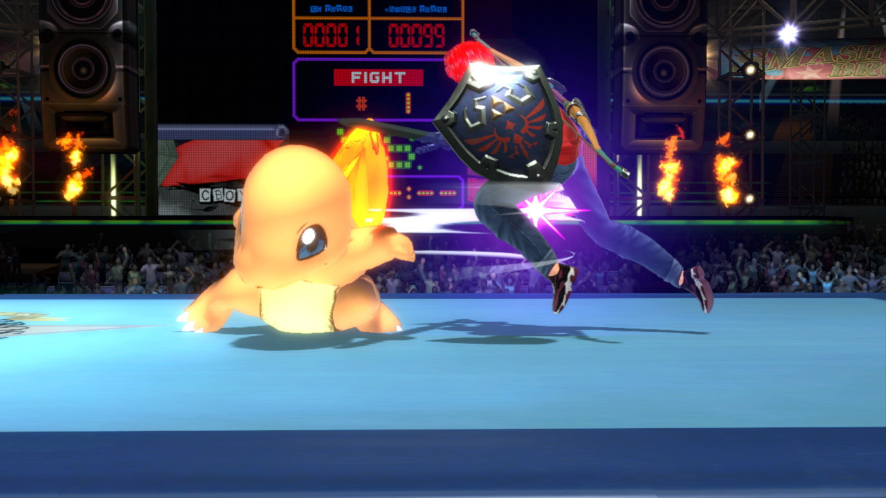 Charmander Over Mario!!! Mod for Super Smash Bros. Ultimate | SSBU Mods