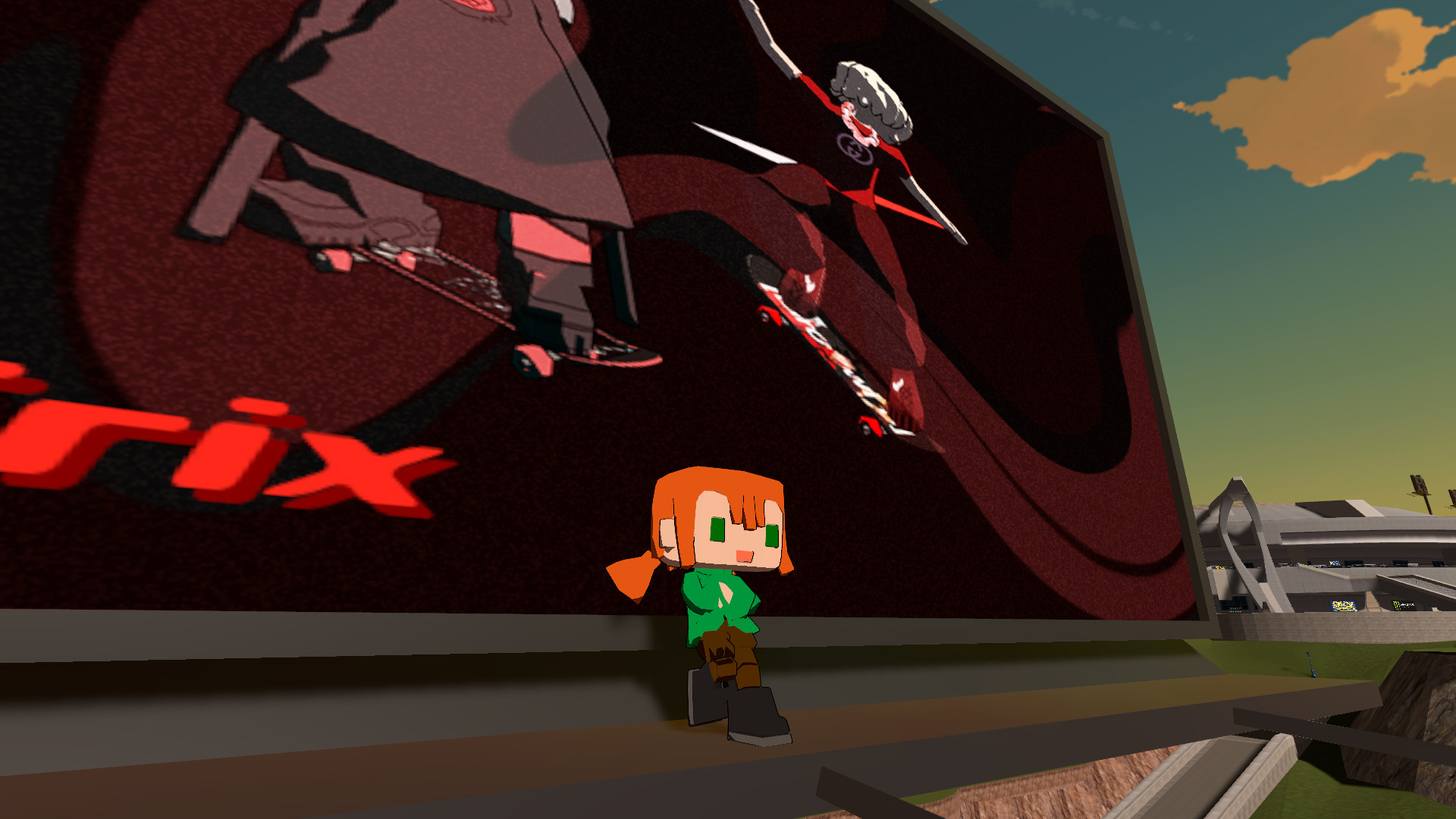 Rana (Minecraft) Mod for Bomb Rush Cyberfunk | BRC Mods