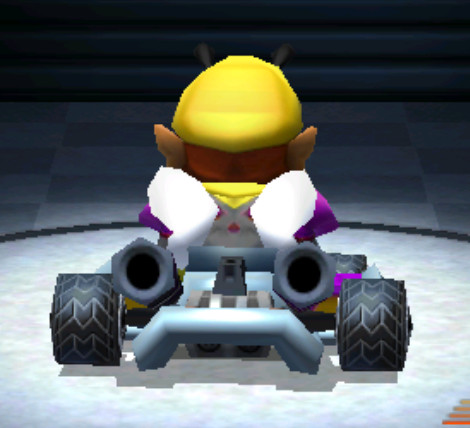 Wario (Wicked Wasp) Mod for Mario Kart 7 | MK7 Mods