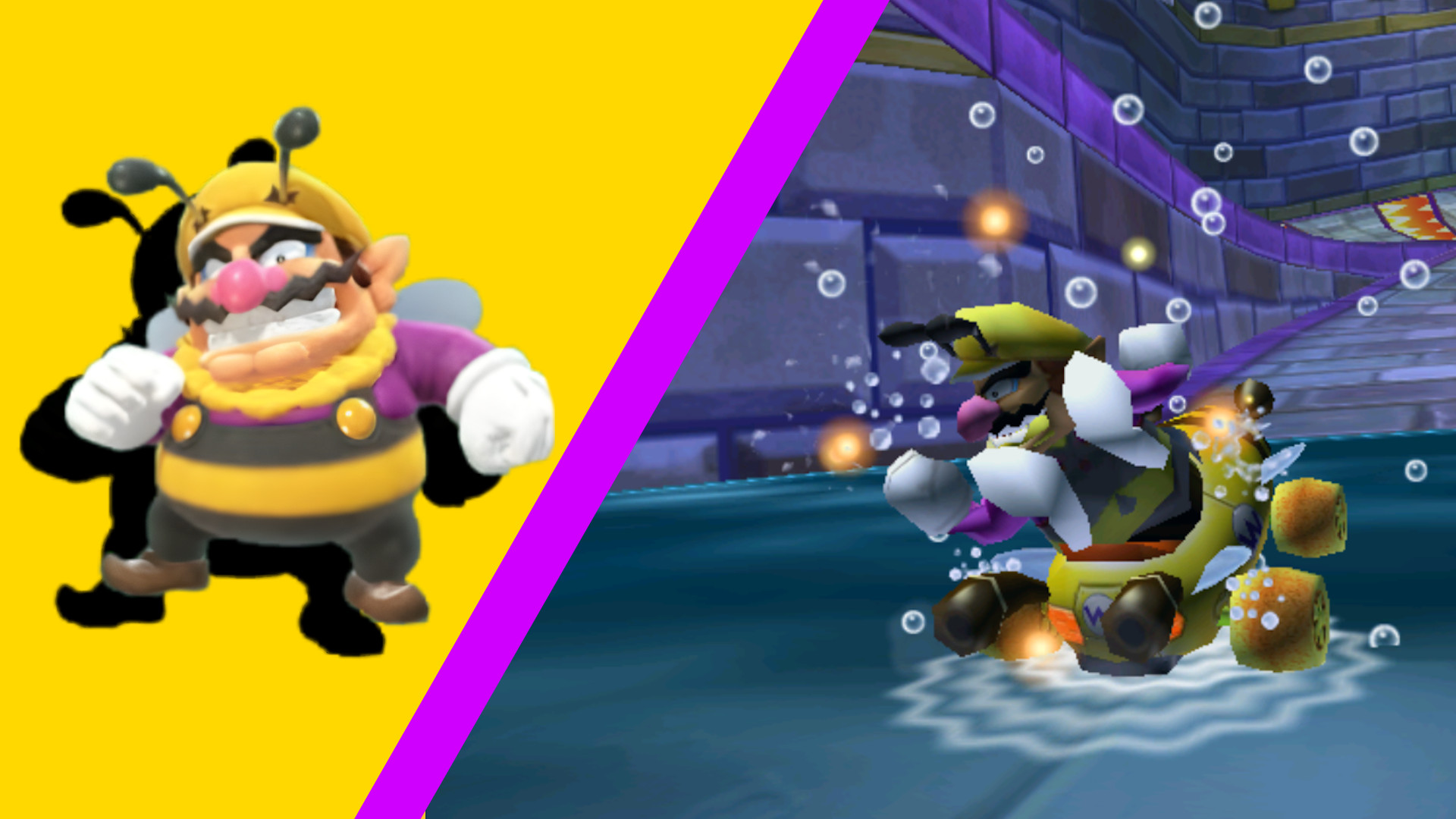 Wario (Wicked Wasp) Mod for Mario Kart 7 | MK7 Mods