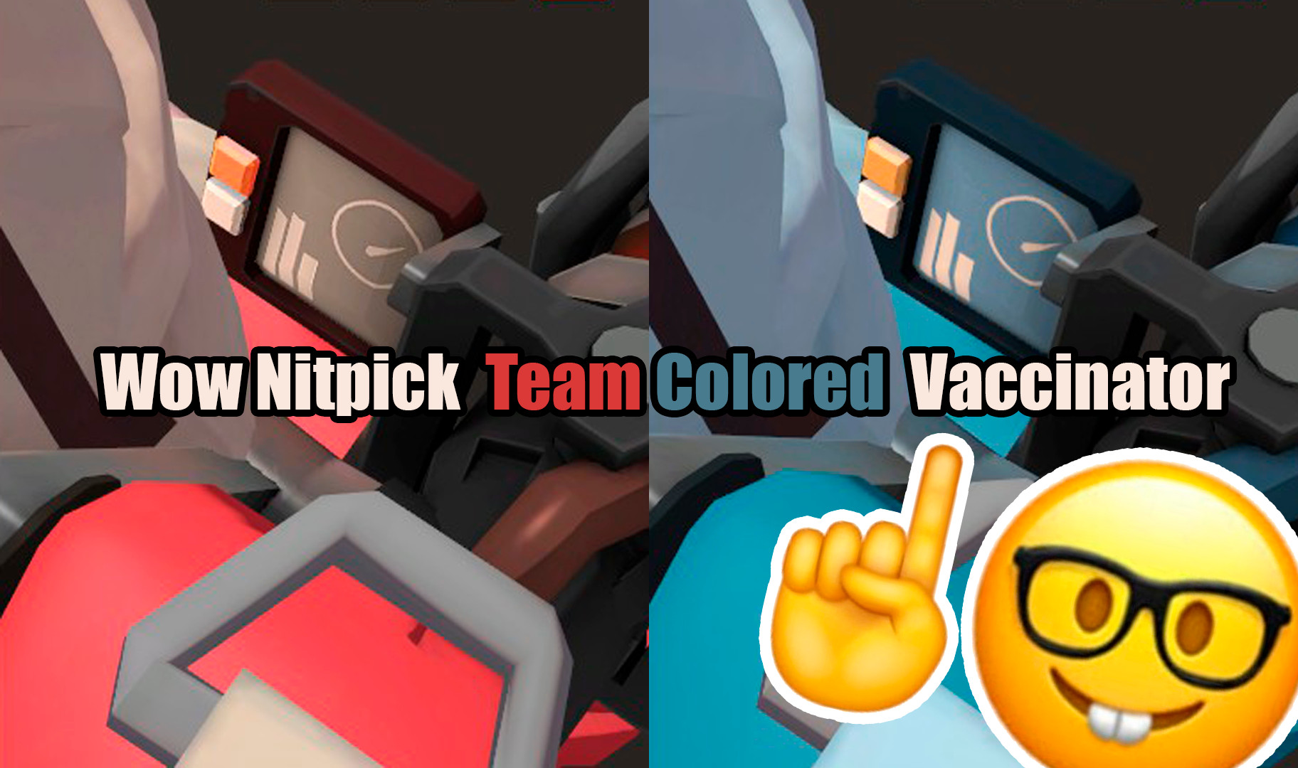 Team Colored Vaccinator Mod for Team Fortress 2 | TF2 Mods