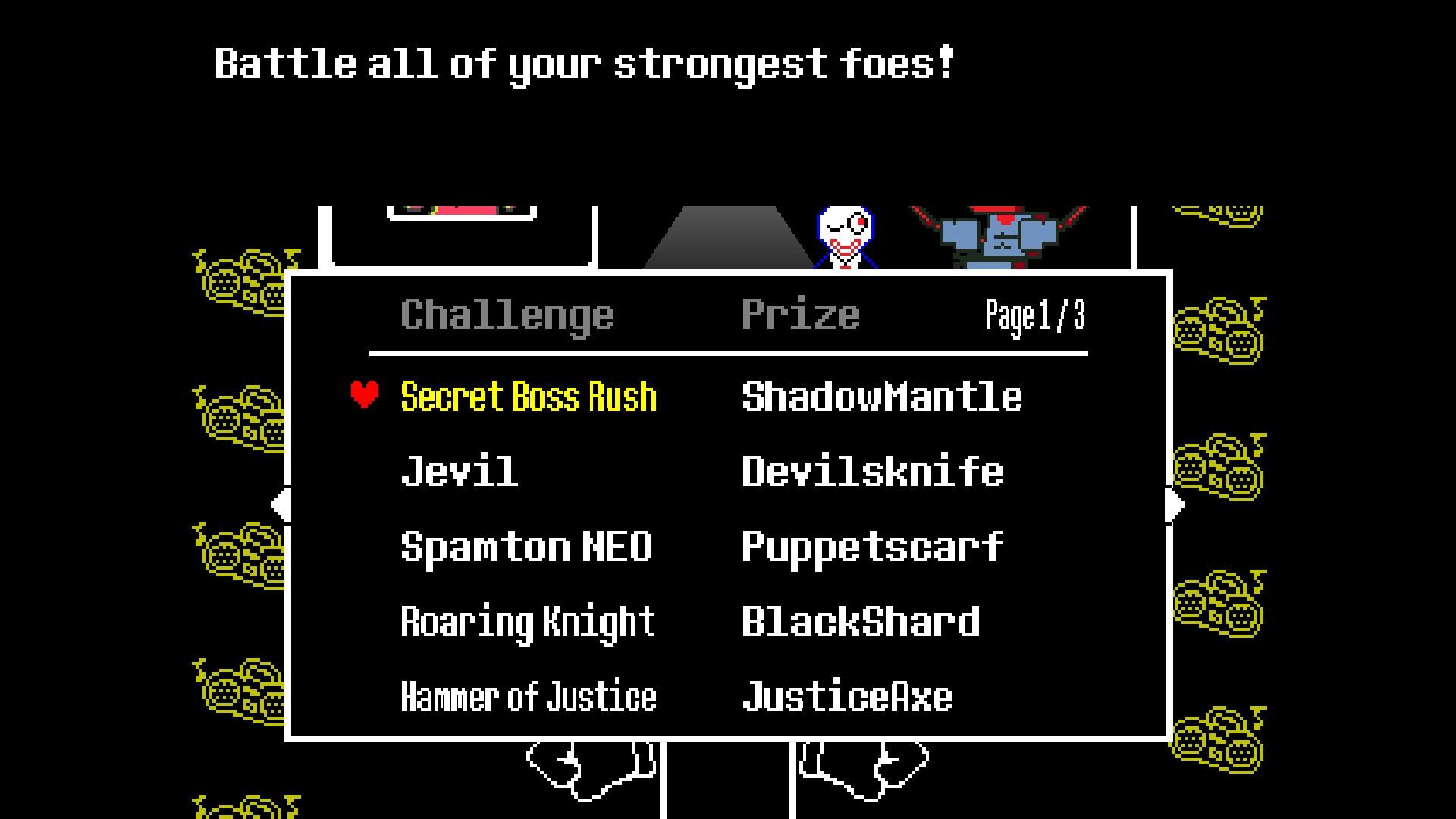 Secret Boss Rush Mod for Deltarune | DR Mods