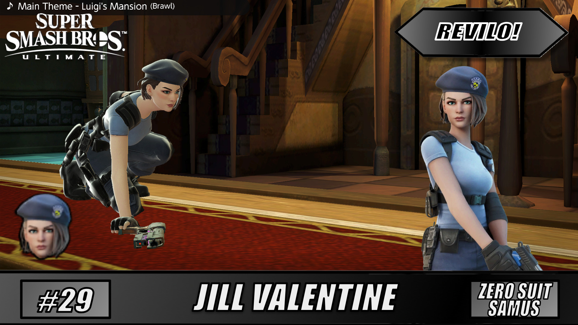 Jill Valentine Mod for Super Smash Bros. Ultimate | SSBU Mods