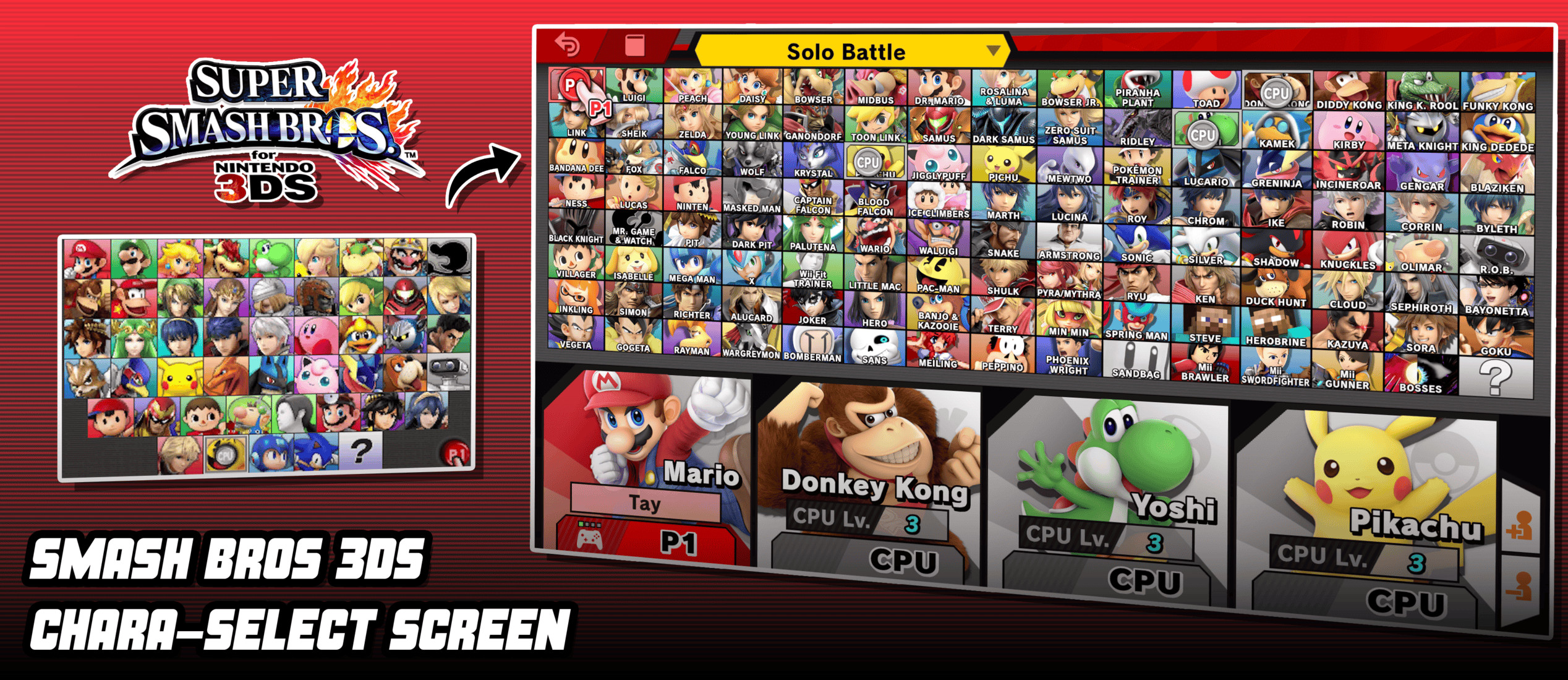 Smash Bros. 3DS CSS Mod for Super Smash Bros. Ultimate | SSBU Mods