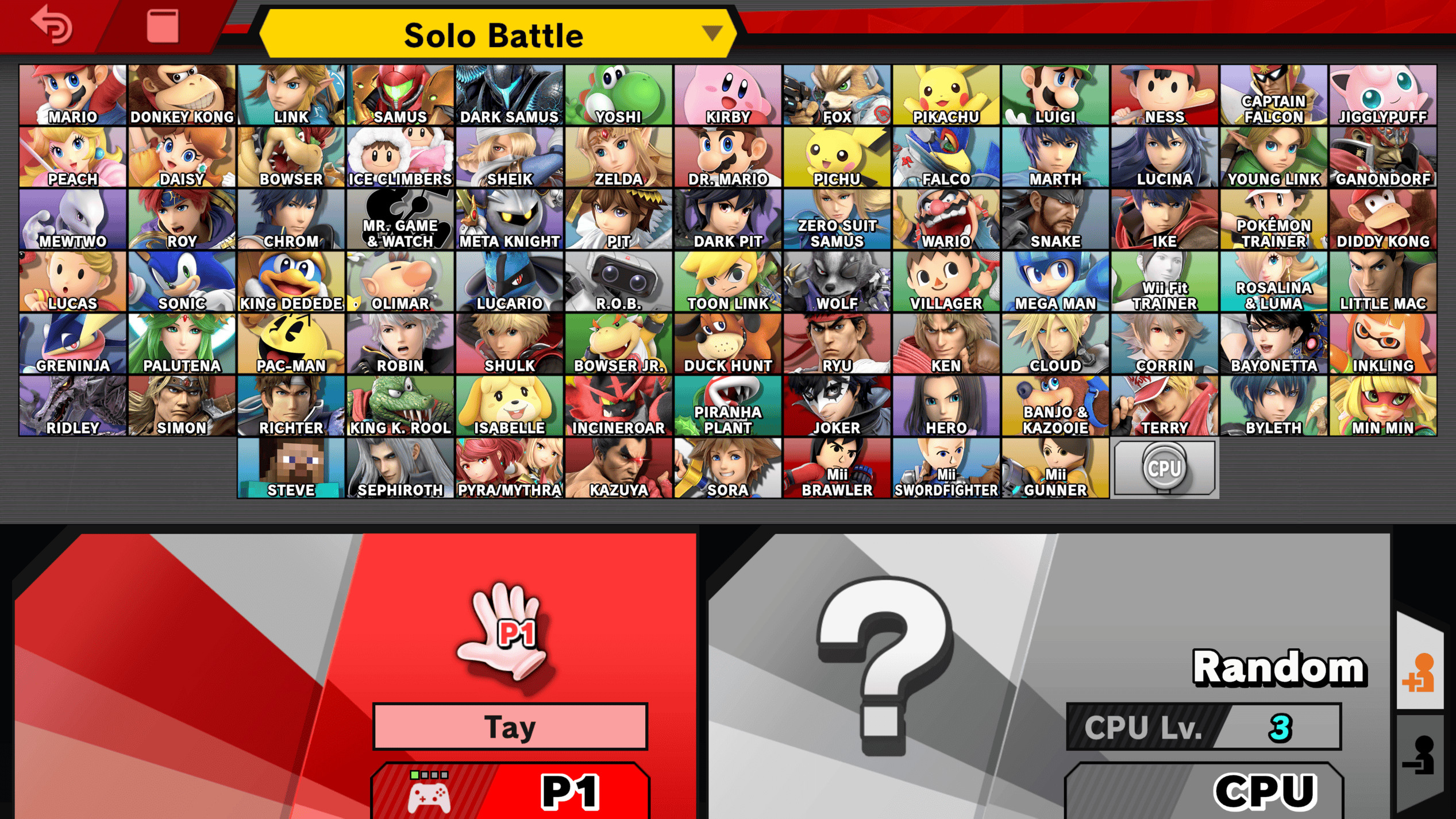 Smash Bros. 3DS CSS Mod for Super Smash Bros. Ultimate | SSBU Mods