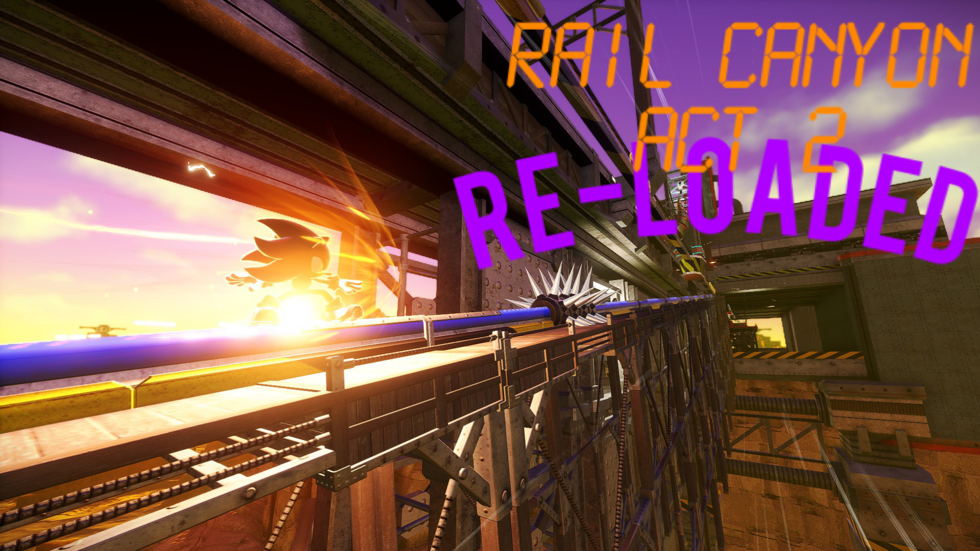 Rail Canyon Act 2 Re-loaded Mod for Shadow Generations | SXSGShadow Mods
