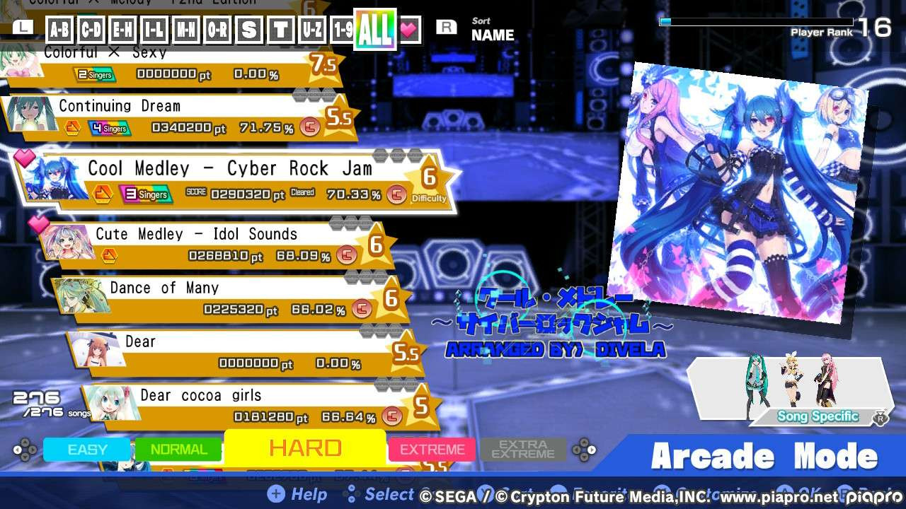 X Song Pack Switch Mod for Hatsune Miku: Project Diva Mega39/Mega Mix ...