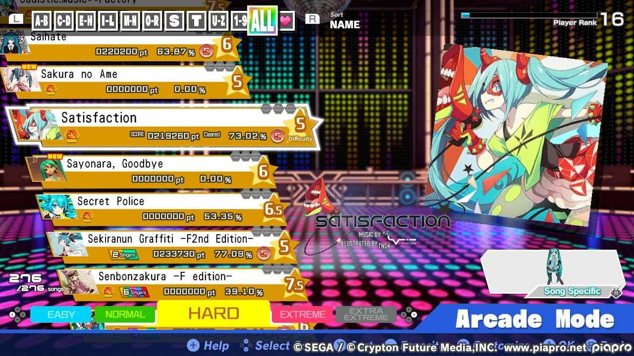 X Song Pack Switch Mod for Hatsune Miku: Project Diva Mega39/Mega Mix ...