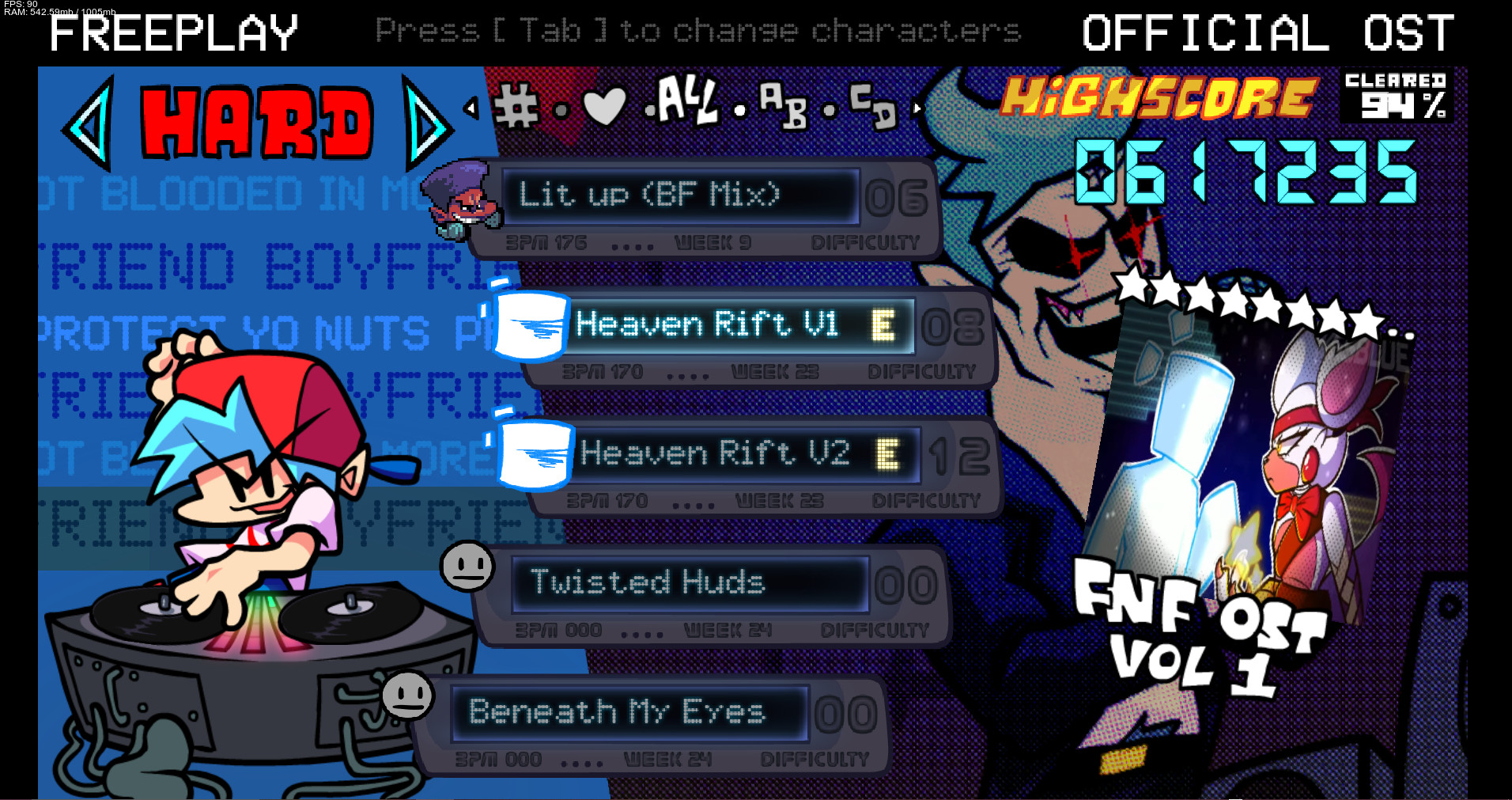 HEAVENS RIFT Roxy's Take Mod for Friday Night Funkin' | FNF Mods