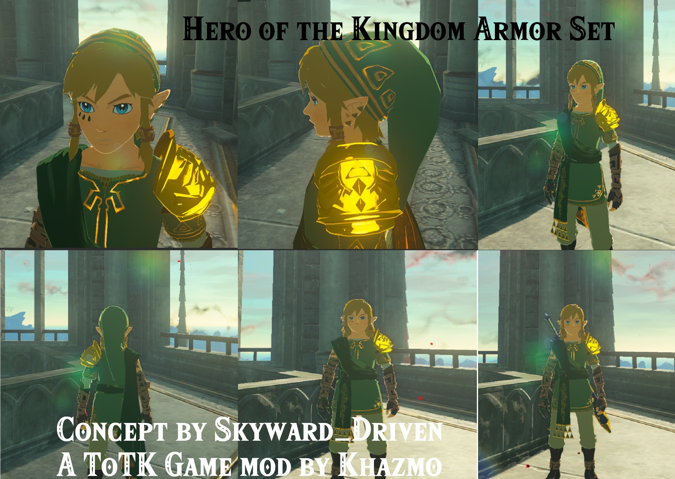 Hero of the Kingdom Armor Set Mod for The Legend of Zelda: Tears of the ...