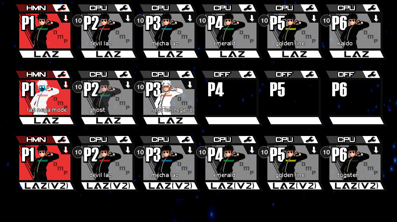 LAZ(OC,self insert)(DOMP)(CMC+,vanilla) Mod for Super Smash Bros ...