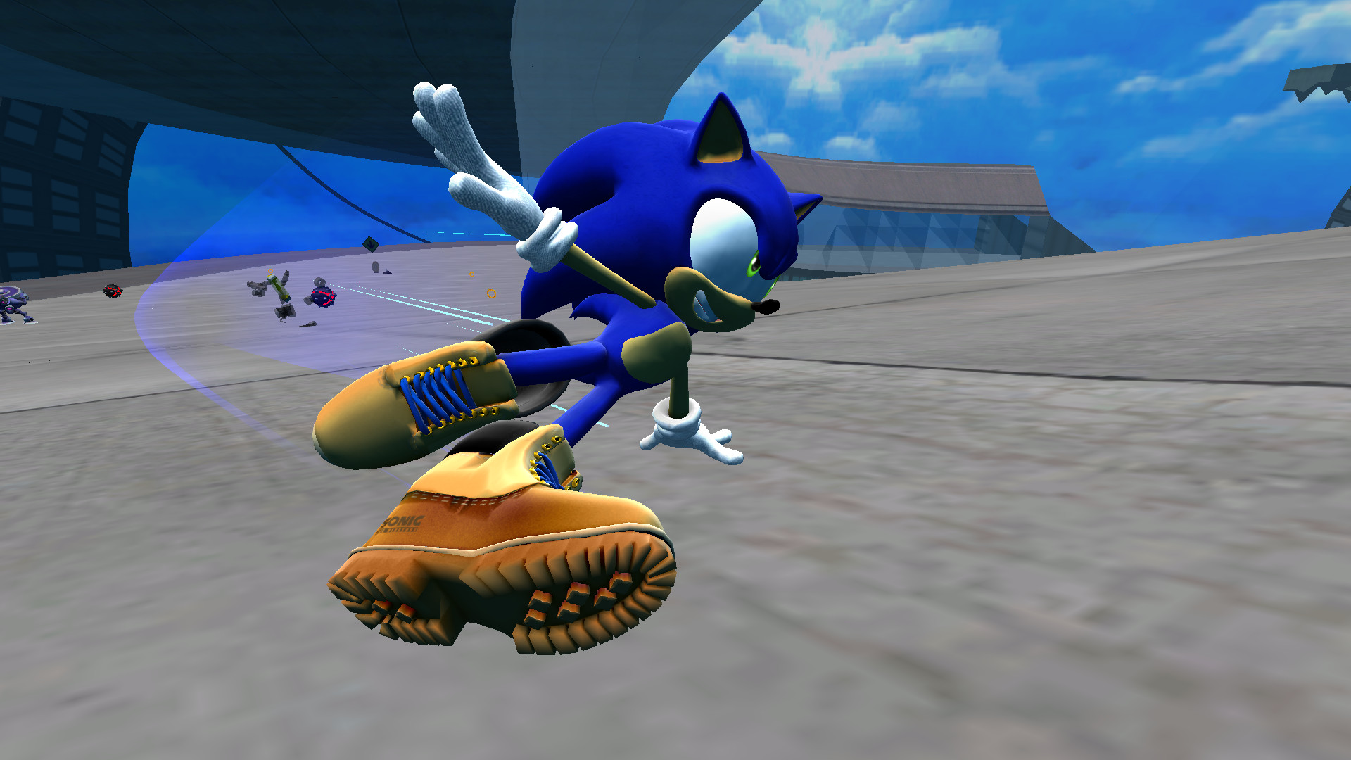 Timberland Boots Sonic Mod for Sonic World DX | SWDX Mods