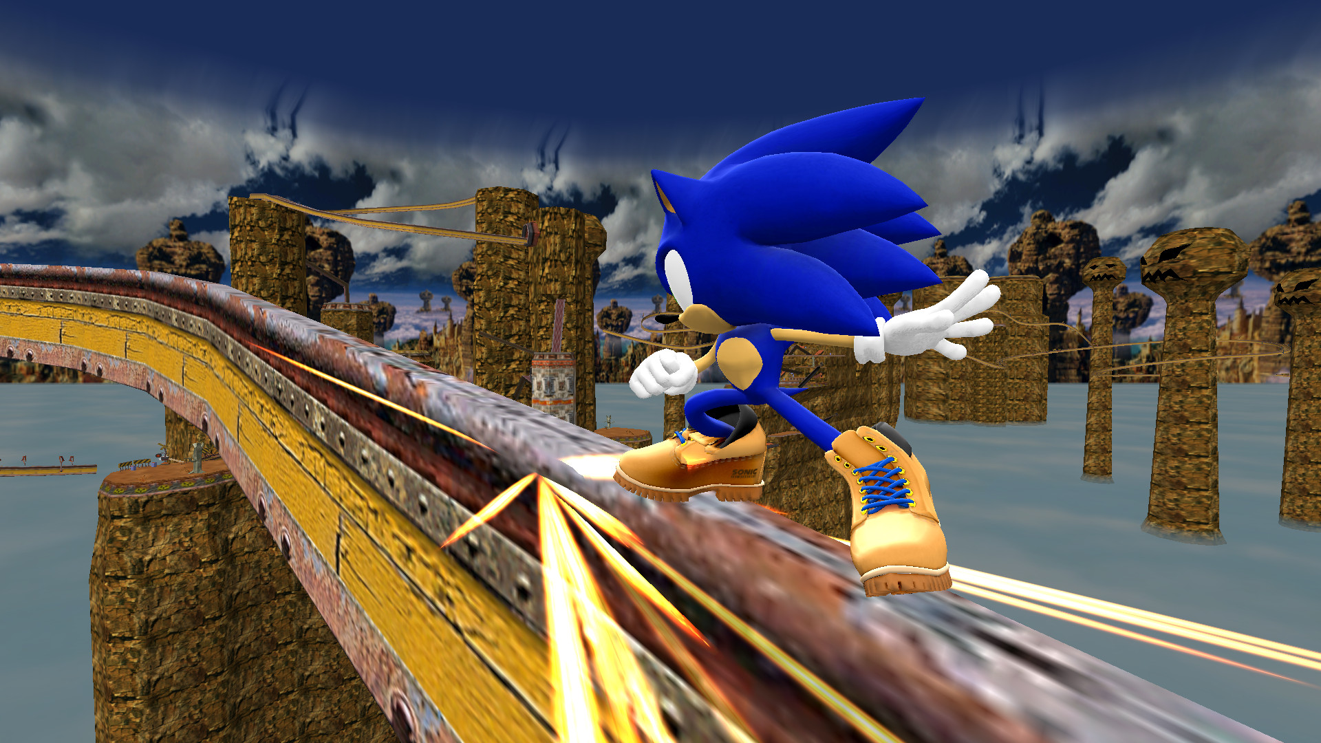 Timberland Boots Sonic Mod for Sonic World DX | SWDX Mods