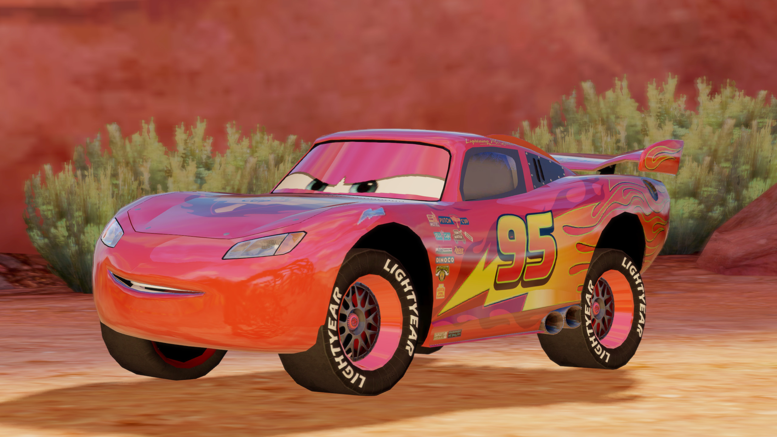 Radiator Springs Team Lightning McQueen Mod for Cars 2 | Cars 2 Mods