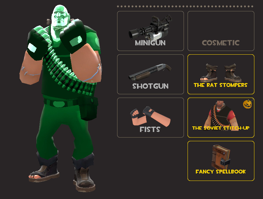 Golden & Emerald Heavy Mod for Team Fortress 2 | TF2 Mods