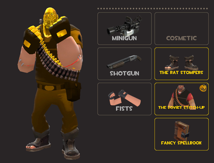 Golden & Emerald Heavy Mod for Team Fortress 2 | TF2 Mods