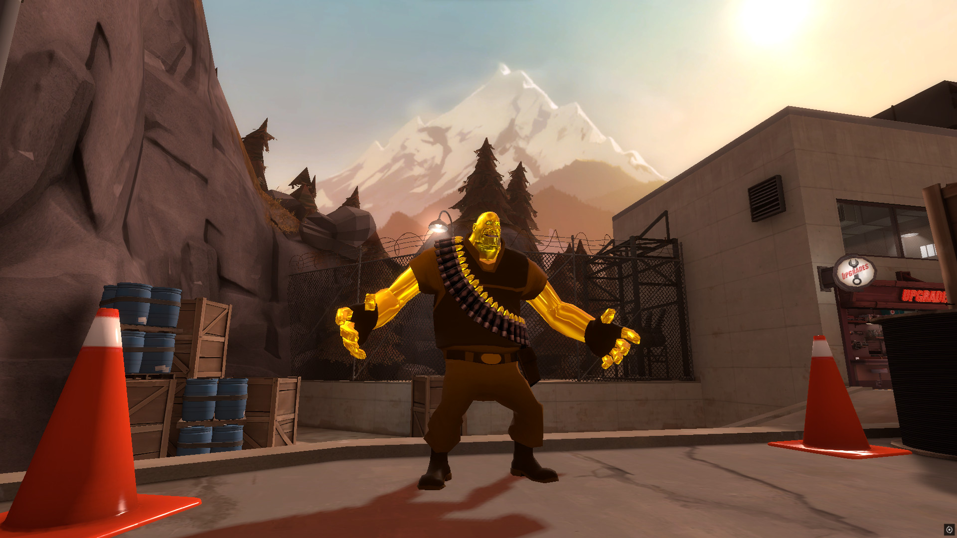 Golden & Emerald Heavy Mod for Team Fortress 2 | TF2 Mods