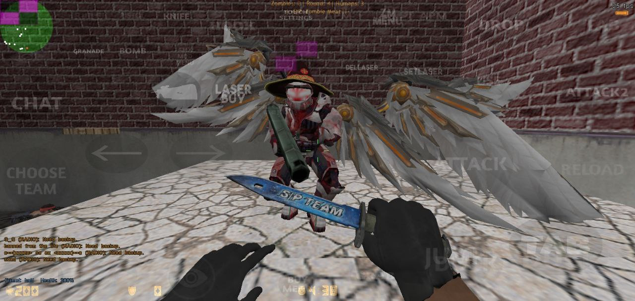 Admin Wings Parachute [CS 1.6] Mod for Counter-Strike 1.6 | CS1.6 Mods