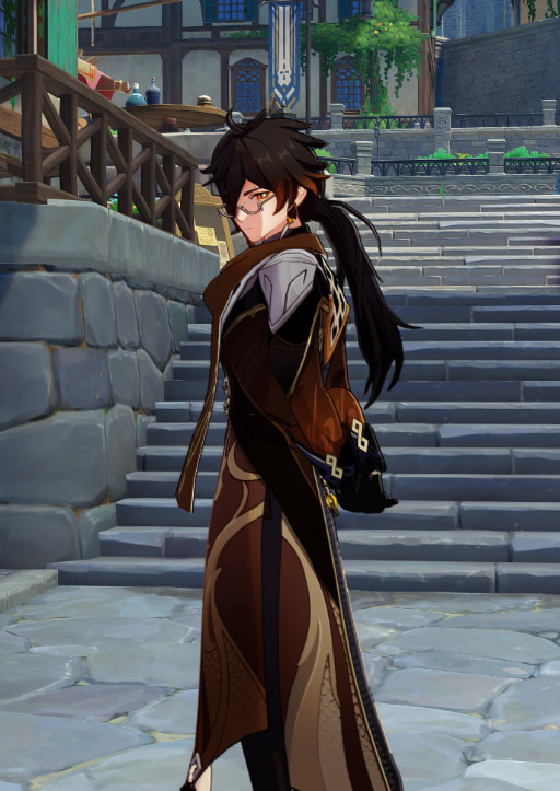 Pillar of Ages-Zhongli + New scarf Mod for Genshin Impact | GI Mods