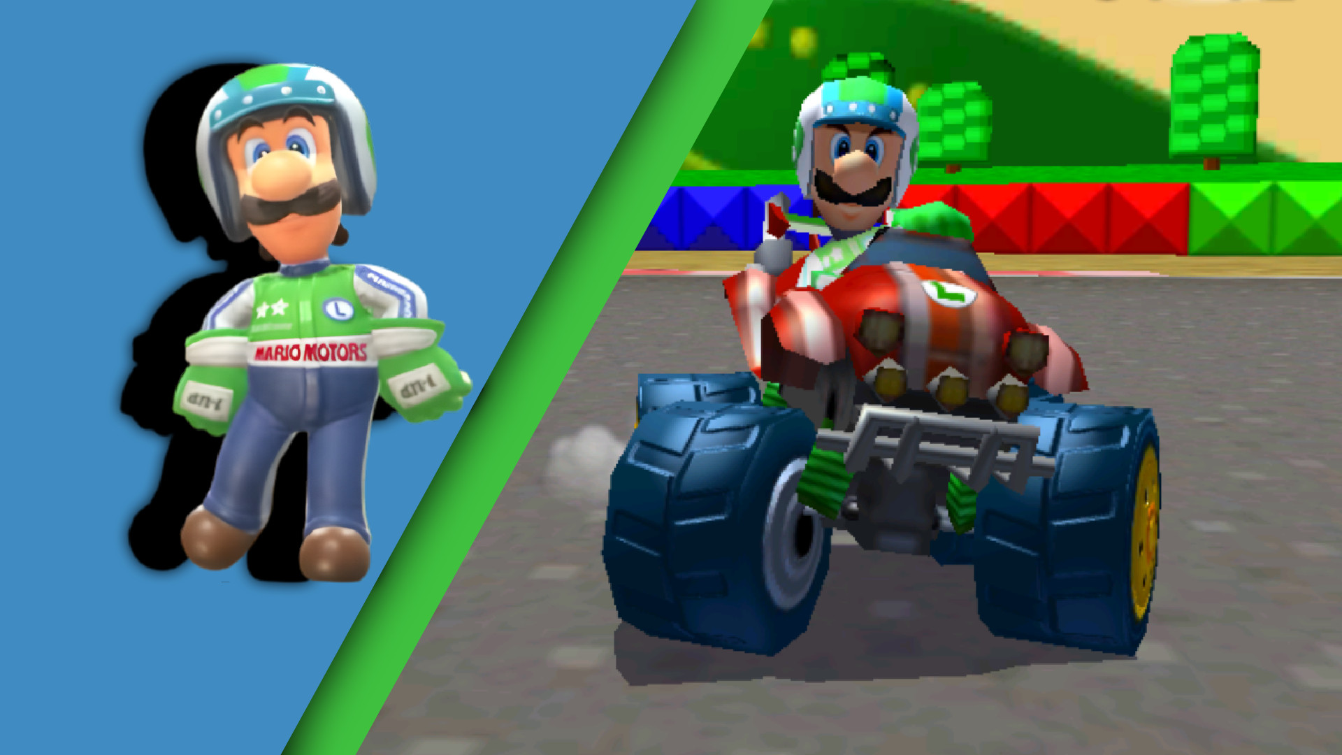 Luigi (Pro Racer) Mod for Mario Kart 7 | MK7 Mods