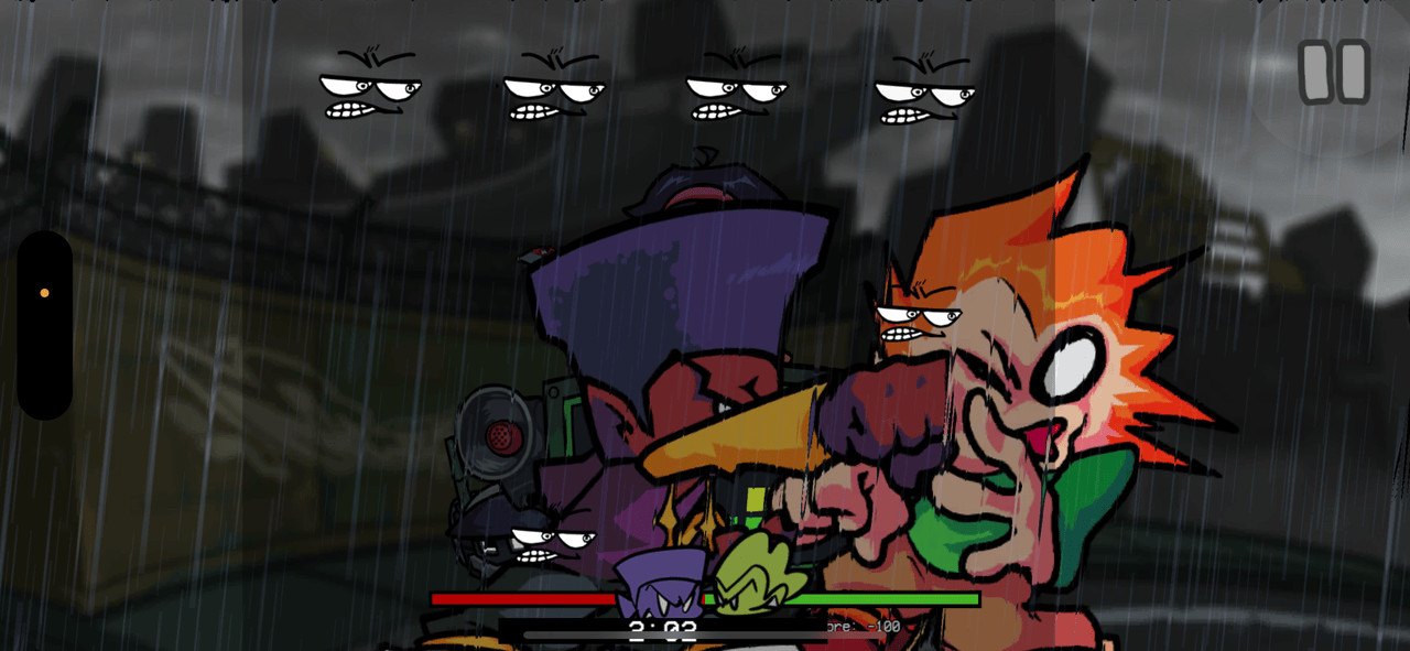 Screwed Face noteskin for mobile Mod for Friday Night Funkin' | FNF Mods