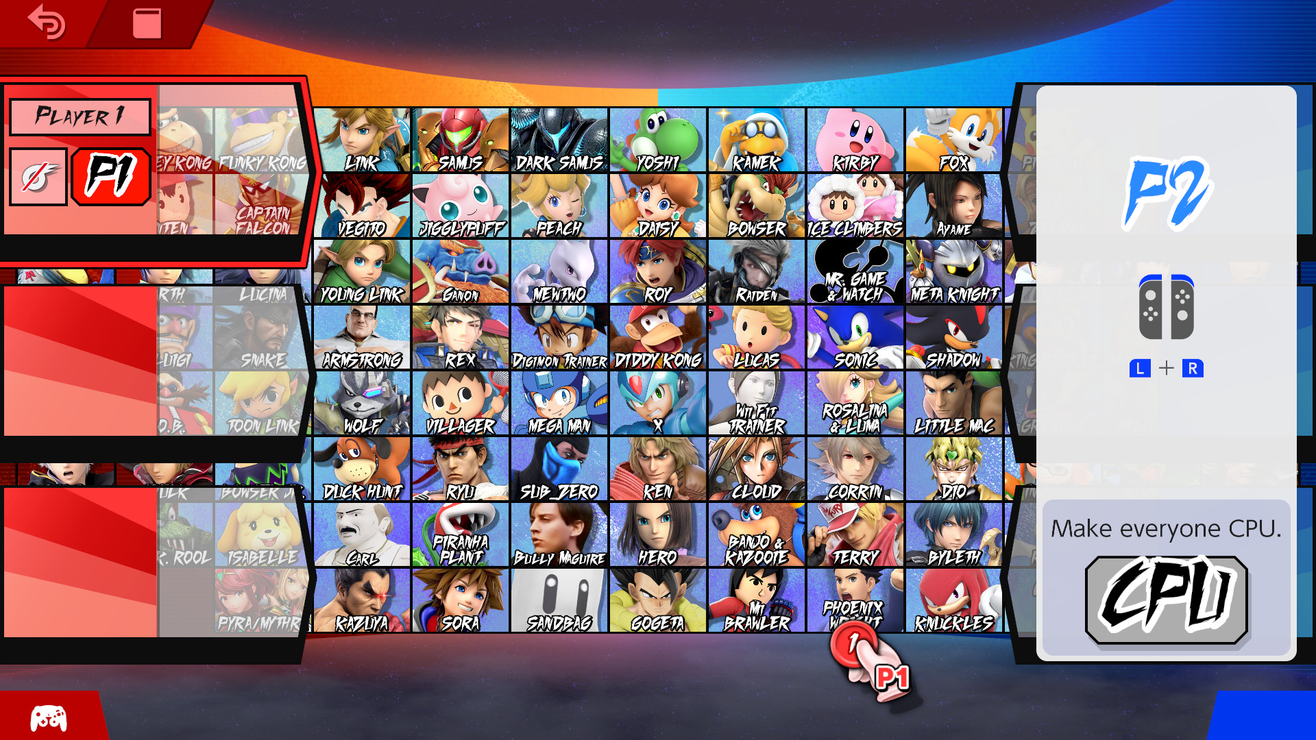 91 Char. Squad Strike Patch for Purple Hexagon CSS Mod for Super Smash Bros. Ultimate | SSBU Mods