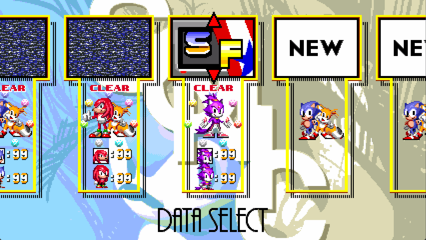 Sonic 3 Data Select Mod for Sonic the Hedgehog Forever | S1F Mods
