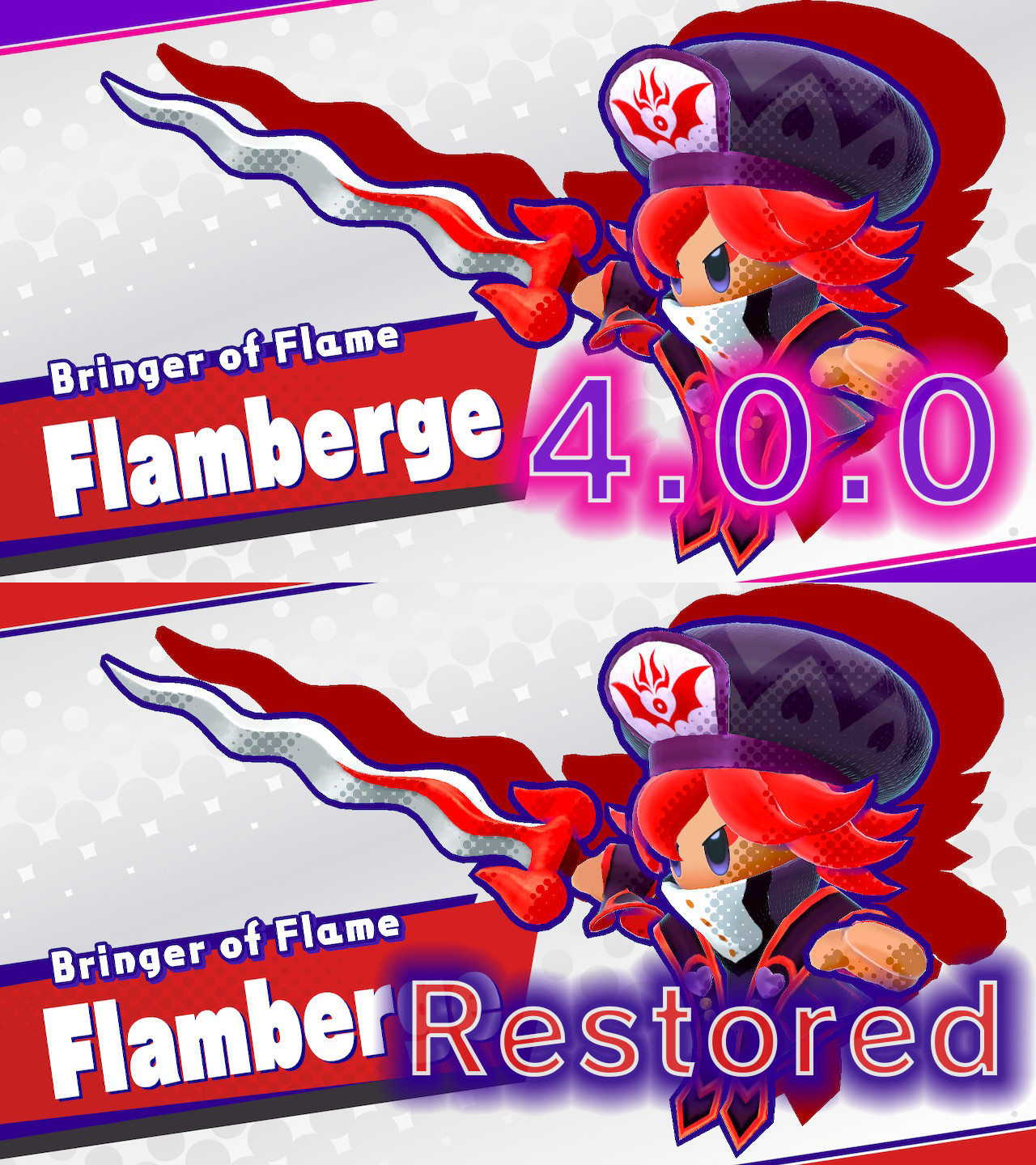 Mage Splash Screen Border Color Restoration Mod for Kirby Star Allies | KSA Mods