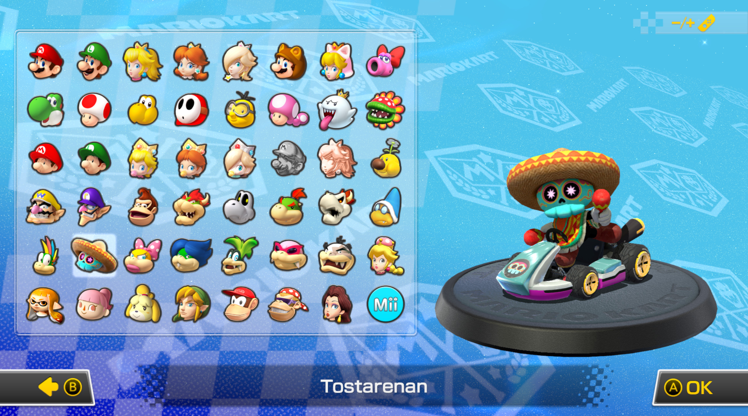 Tostarenan Mod for Mario Kart 8 Deluxe | MK8D Mods