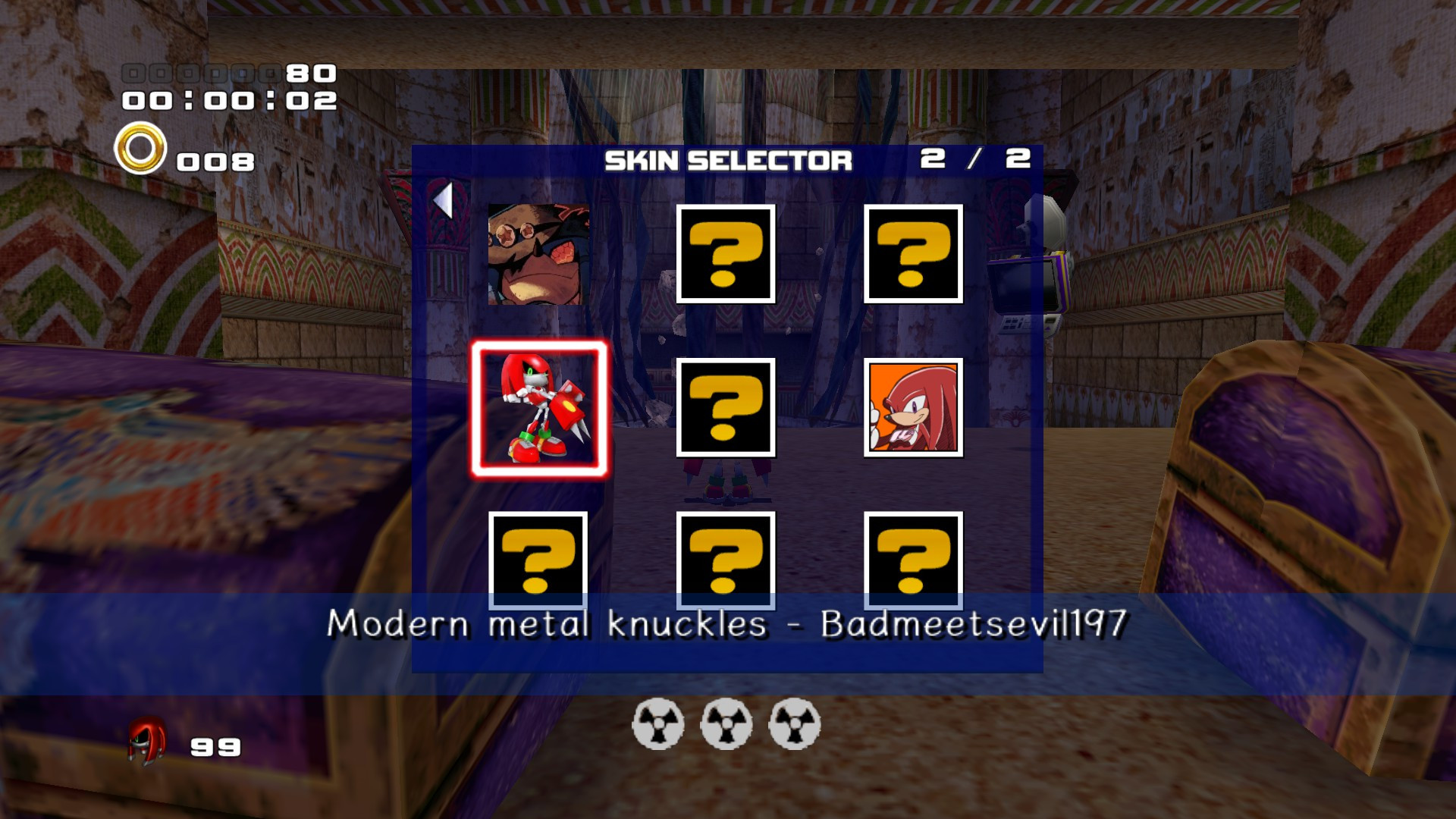 Modern Metal Knuckles Mod for Sonic Adventure 2 | SA2 Mods