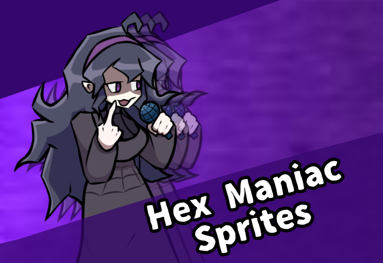 Hex Maniac Sprite by MrLizard06 Mod for Friday Night Funkin' | FNF Mods
