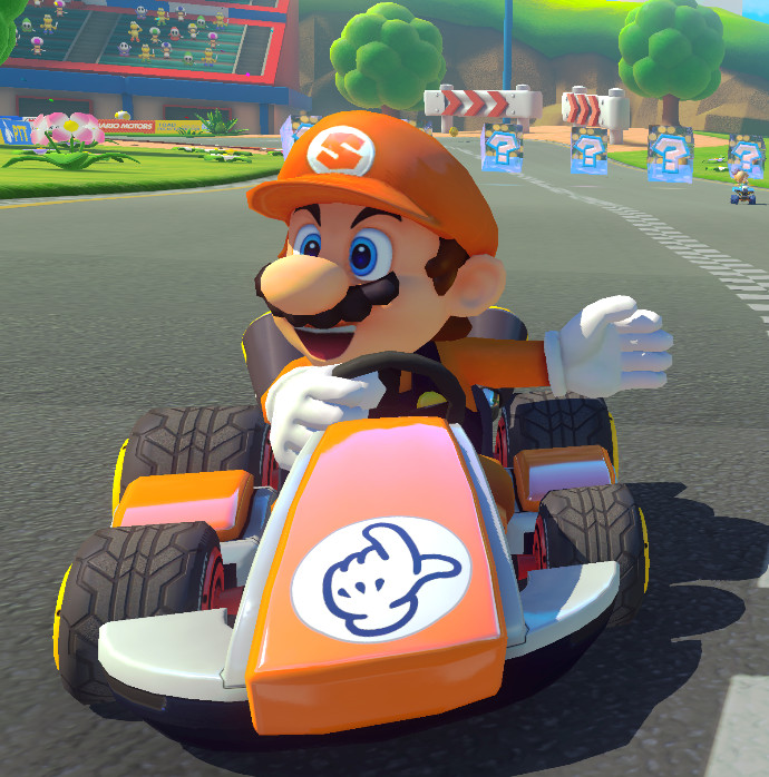 Unused Helper/Super Guide Mario from 3D World Mod for Mario Kart 8 ...