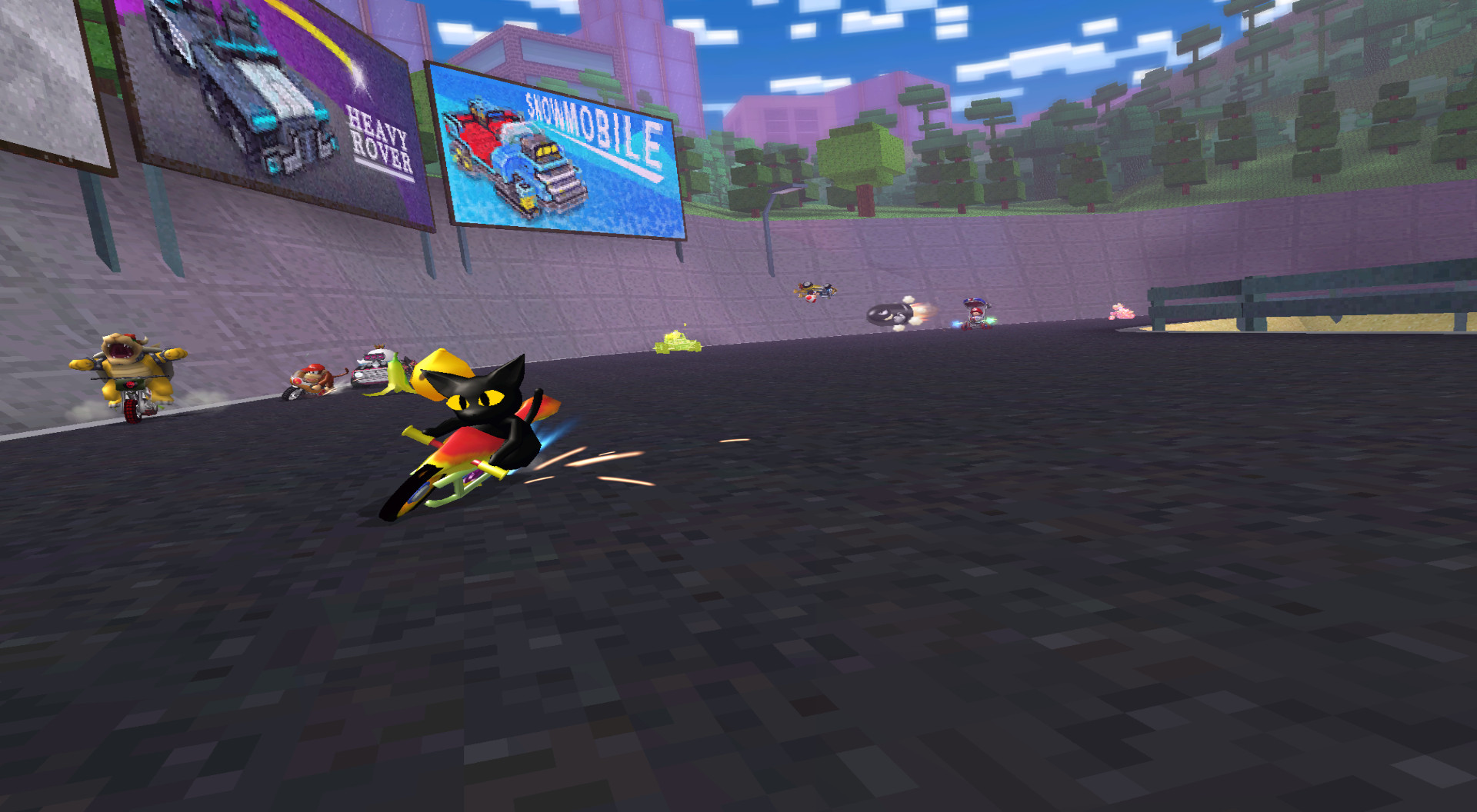 Pixel Gun 3D's Racing track in Mario Kart Wii Mod for Mario Kart Wii ...