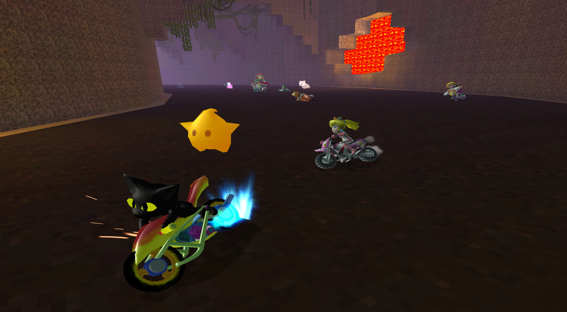 Pixel Gun 3D's Racing track in Mario Kart Wii Mod for Mario Kart Wii ...