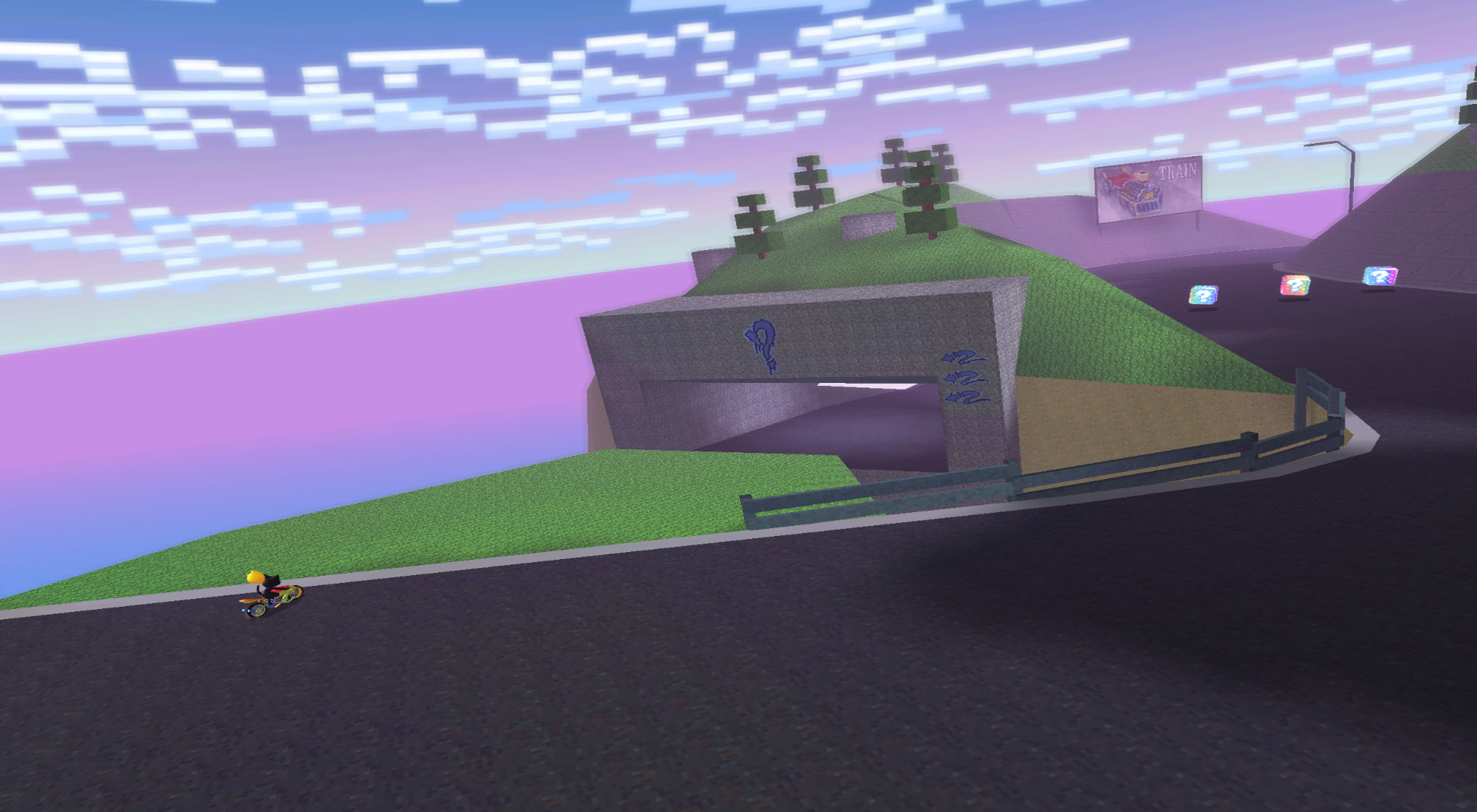 Pixel Gun 3D's Racing track in Mario Kart Wii Mod for Mario Kart Wii ...