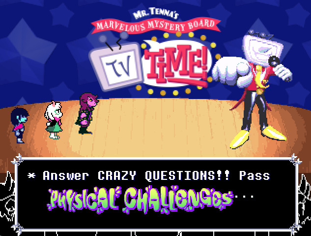 Pixel Accurate Tenna Funny Text! Mod for Deltarune | DR Mods