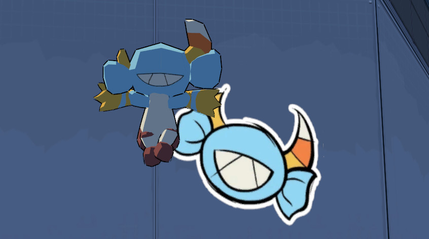 Candevil From Cassette Beasts Mod for Bomb Rush Cyberfunk | BRC Mods