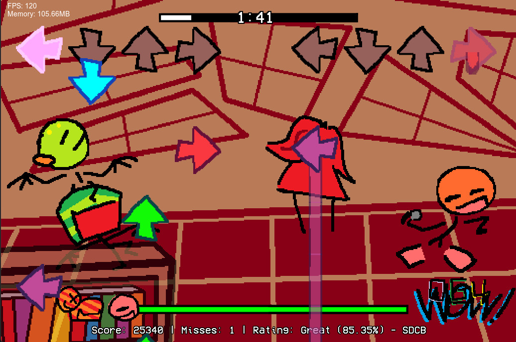 fnf m-side reboot (demo) Mod for Friday Night Funkin' | FNF Mods