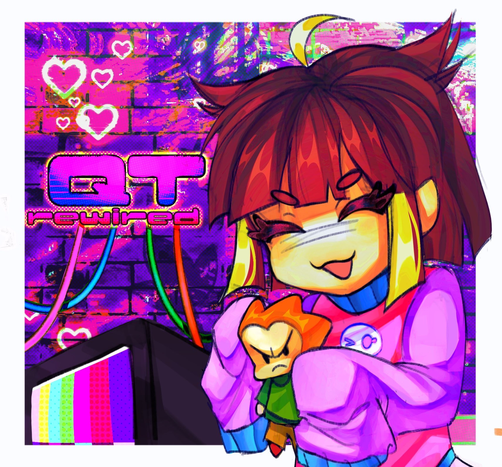 QT: Rewired [FIXED + MOBILE] Mod for Friday Night Funkin' | FNF Mods