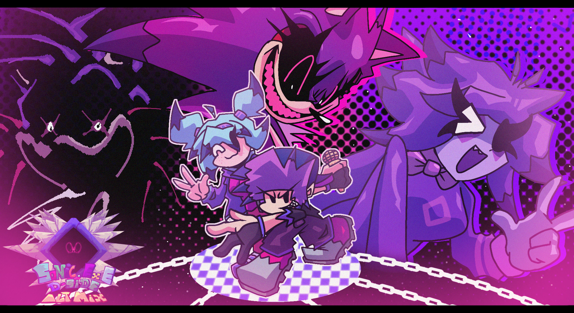 VS.SONIC.EXE:D-SIDES ALT Mod for Friday Night Funkin' | FNF Mods