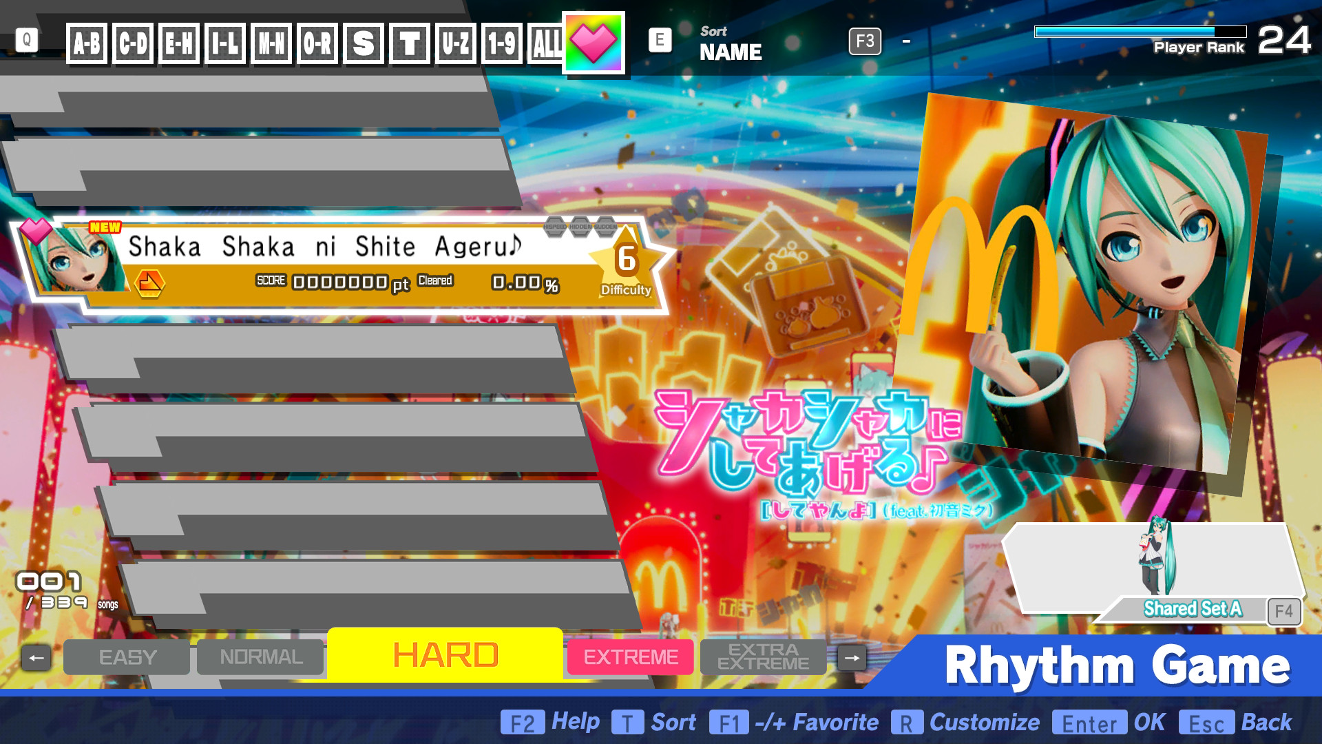 Shaka Shaka ni Shite Ageru Mod for Hatsune Miku: Project DIVA Mega Mix+ ...