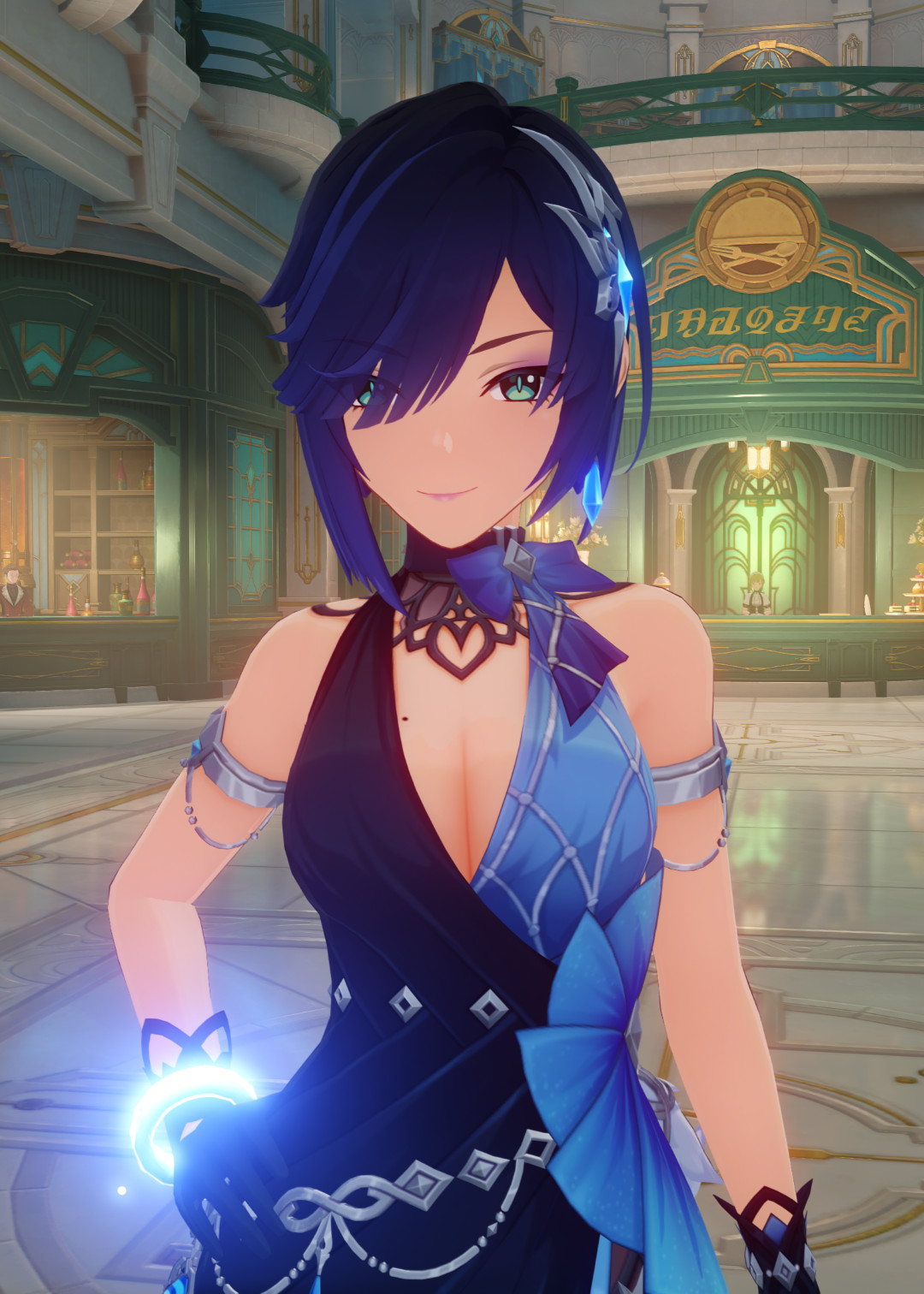 Yelan Tranquil - Outfit Toggles Mod for Genshin Impact | GI Mods