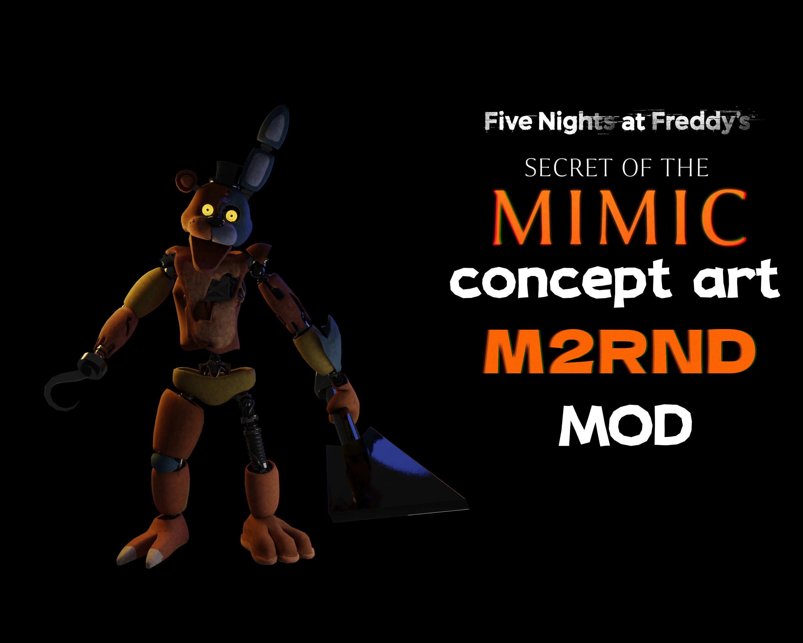 Concept Art M2RND Mod for Five Nights at Freddy's Secret of The Mimic ...