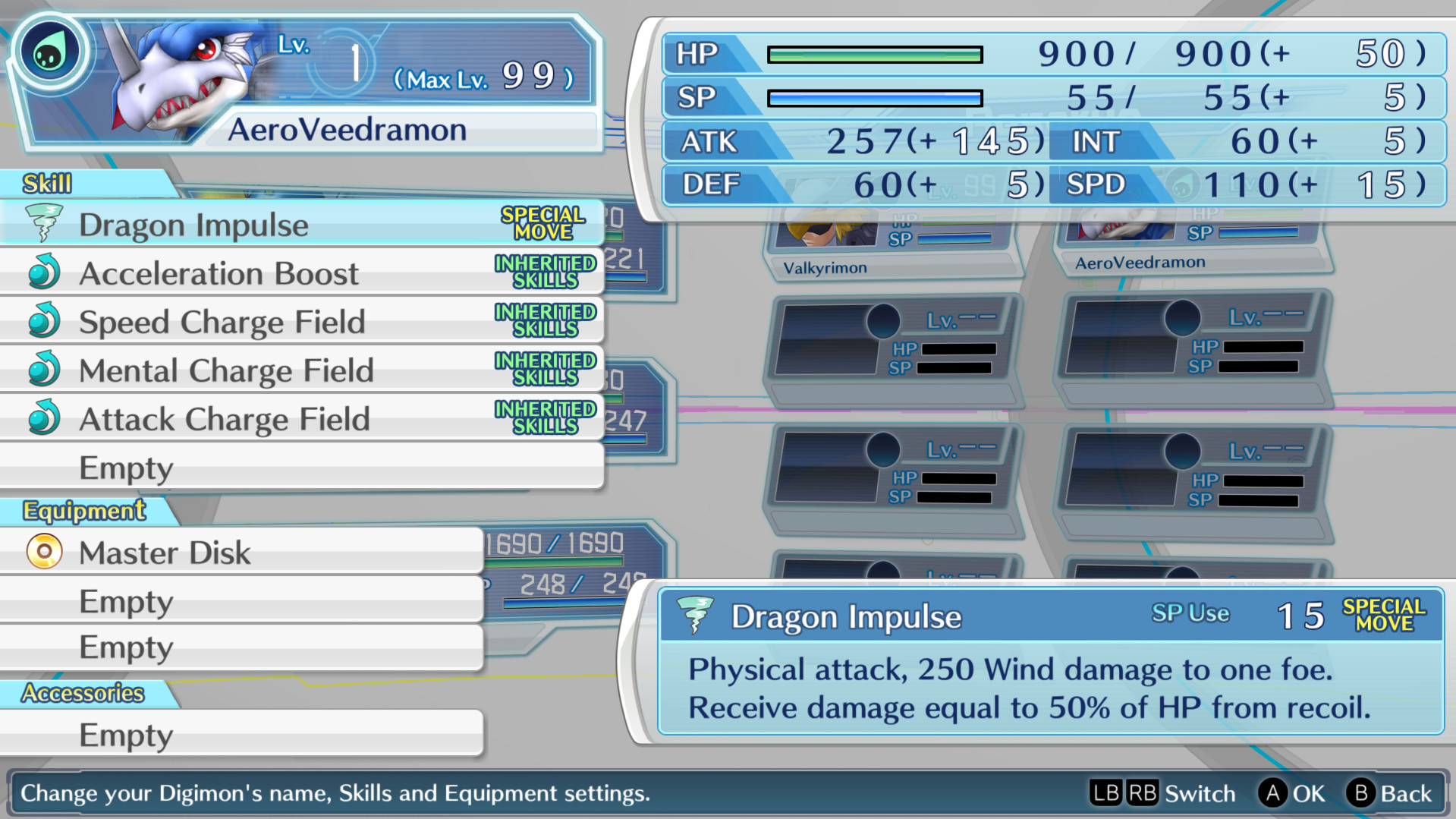 Equip Slots Tweaker Mod for Digimon Story Cyber Sleuth: Complete ...