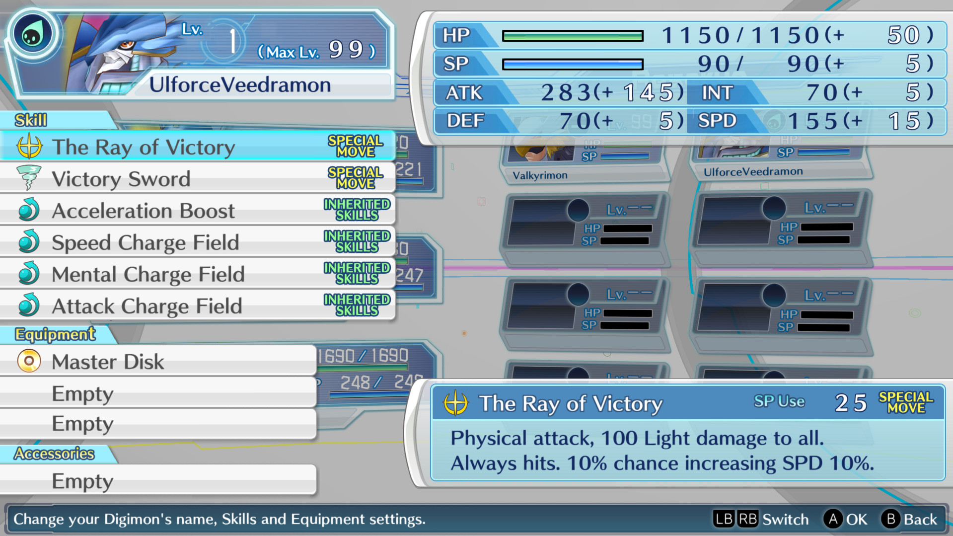 Equip Slots Tweaker Mod for Digimon Story Cyber Sleuth: Complete ...