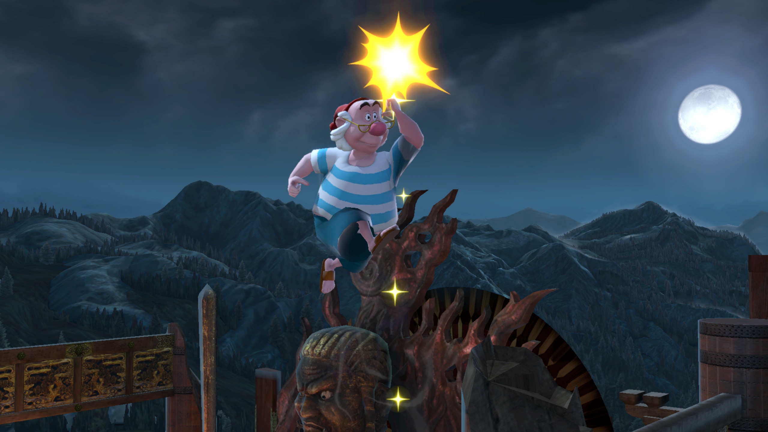 Disney | Mr. Smee over Luigi Mod for Super Smash Bros. Ultimate | SSBU Mods