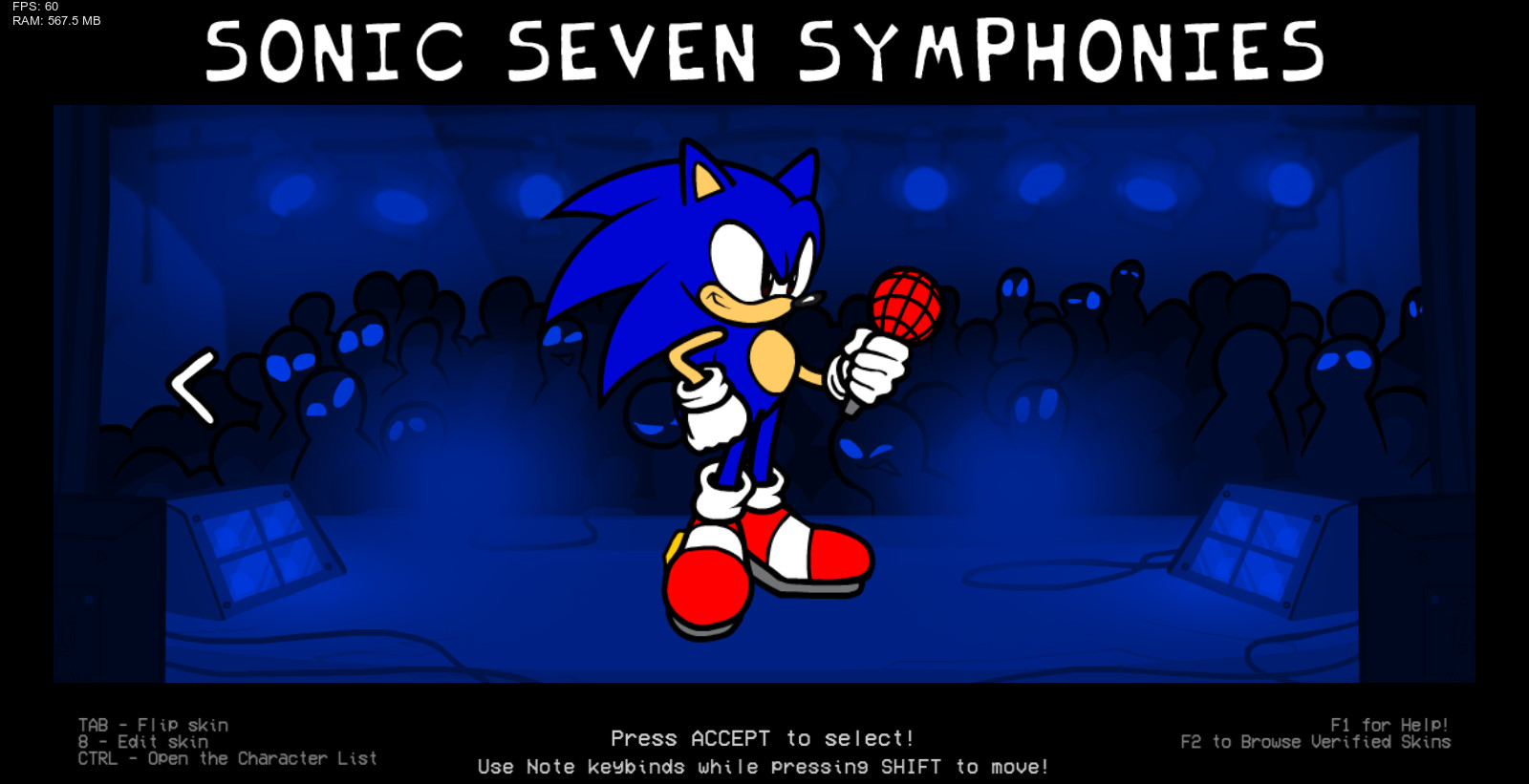 Sonic Seven Symphonies Skin Psych Engine Online Mod for Friday Night ...