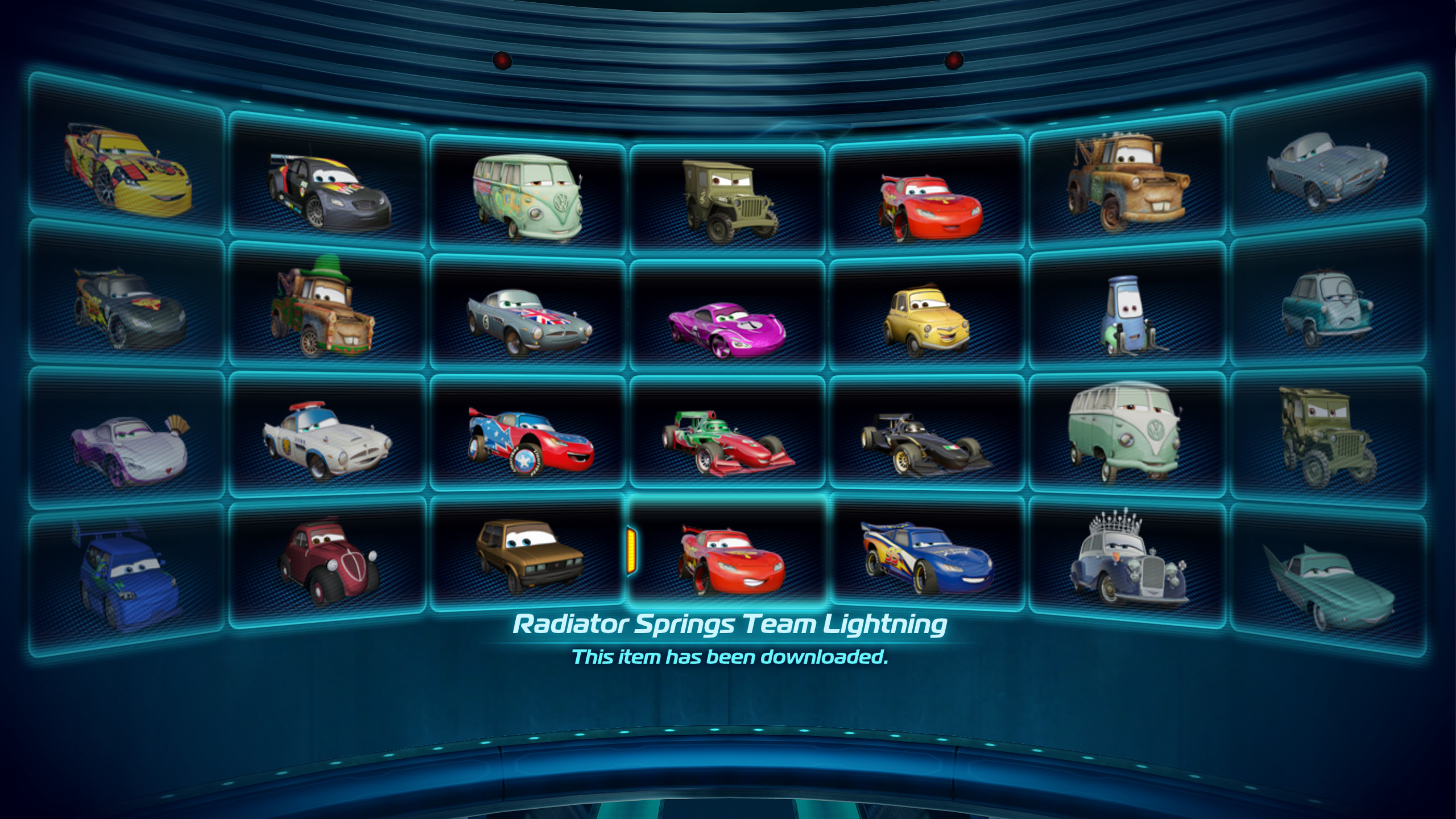 Radiator Springs Team Lightning McQueen Mod for Cars 2 | Cars 2 Mods